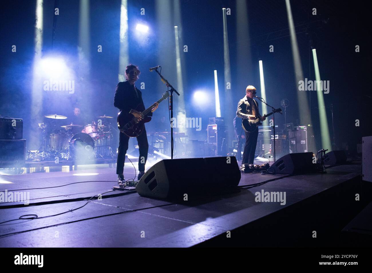 American indie band Interpol performing live at the Tempodrom in Berlin ...