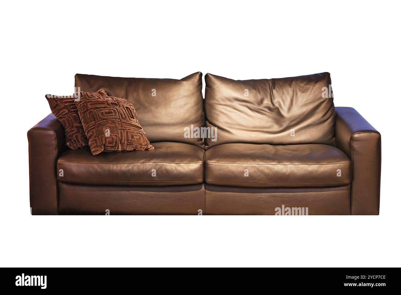 Dark brown sofa hi-res stock photography and images - Alamy