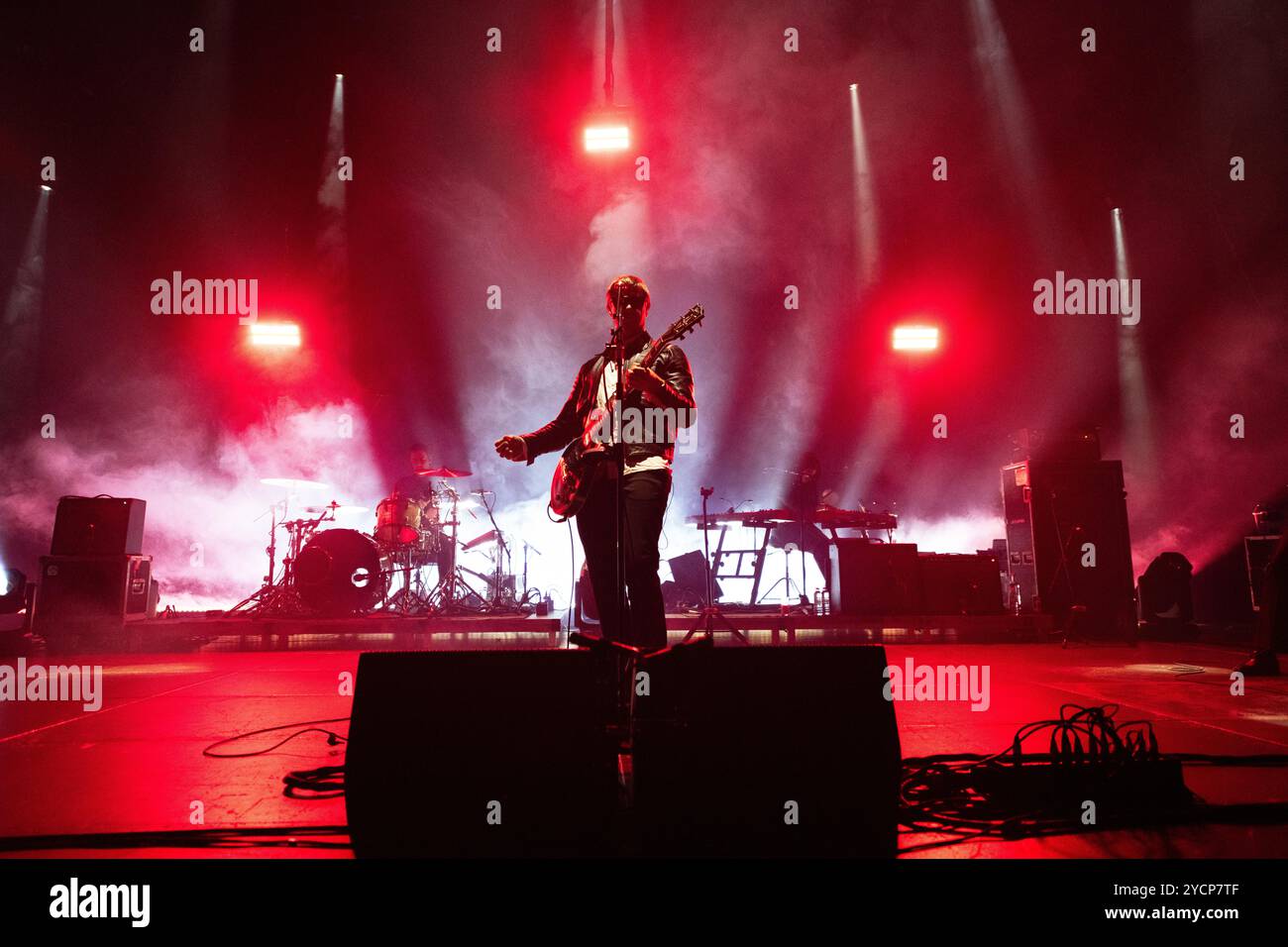 American indie band Interpol performing live at the Tempodrom in Berlin ...