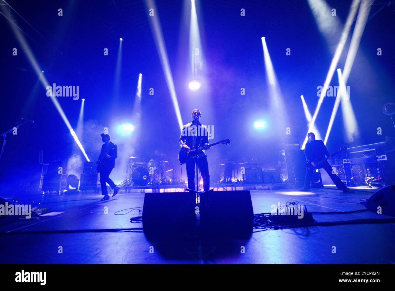 American indie band Interpol performing live at the Tempodrom in Berlin ...