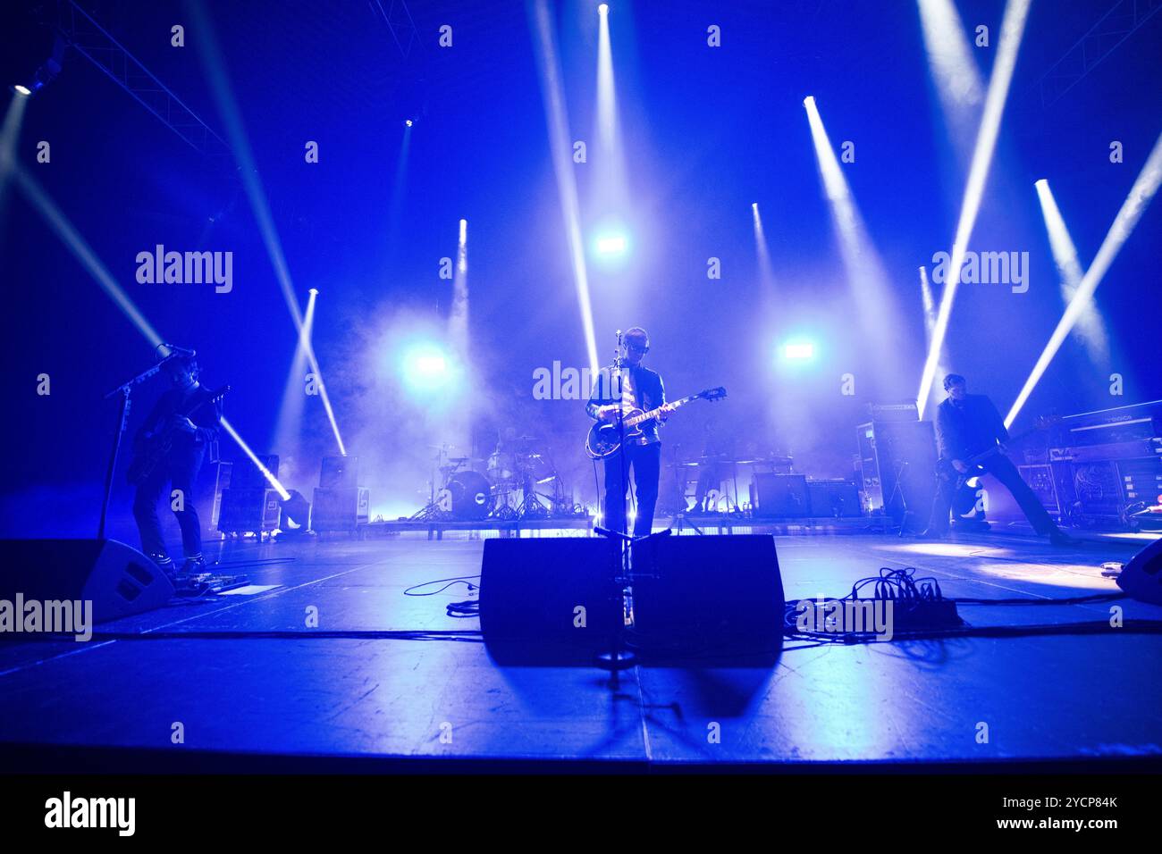 American indie band Interpol performing live at the Tempodrom in Berlin ...