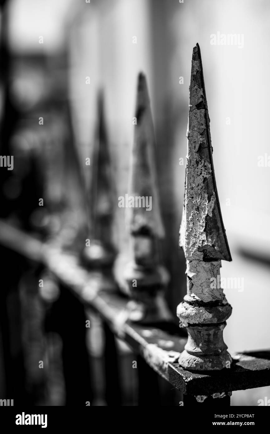 Wrought iron spear hi-res stock photography and images - Alamy