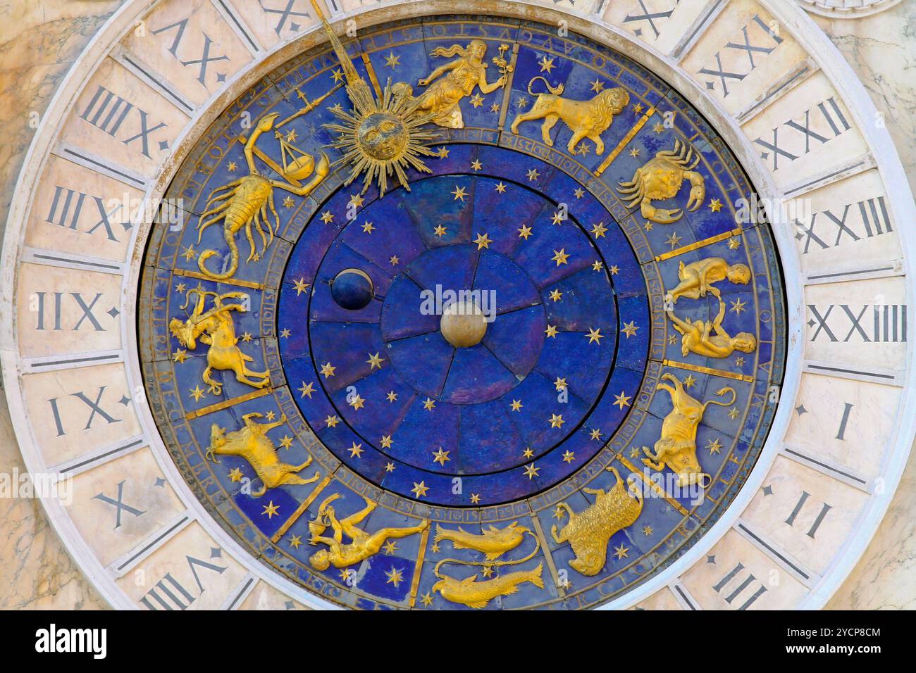 Moon phase dial Stock Photo - Alamy