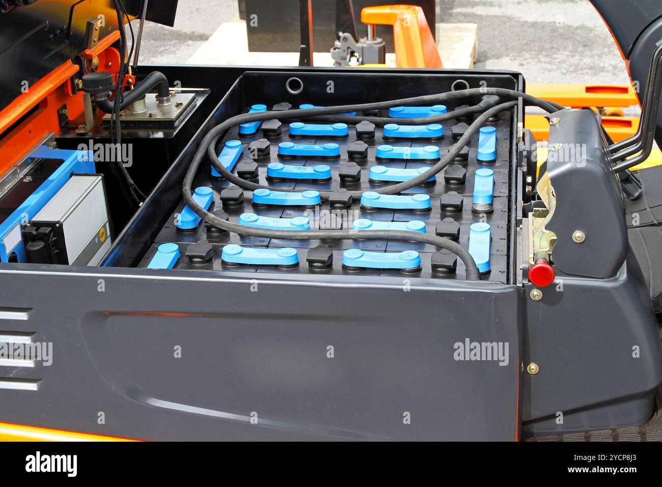 Forklift battery hi-res stock photography and images - Alamy