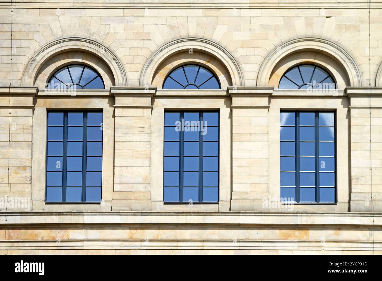 House facade three windows hi-res stock photography and images - Alamy