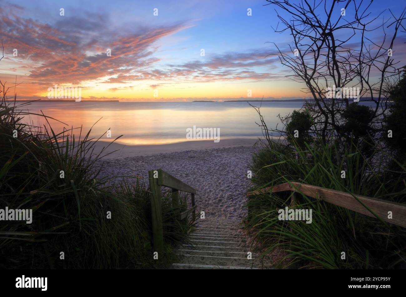 Sunrise Nelson Beach Jervis Bay Australia Stock Photo - Alamy
