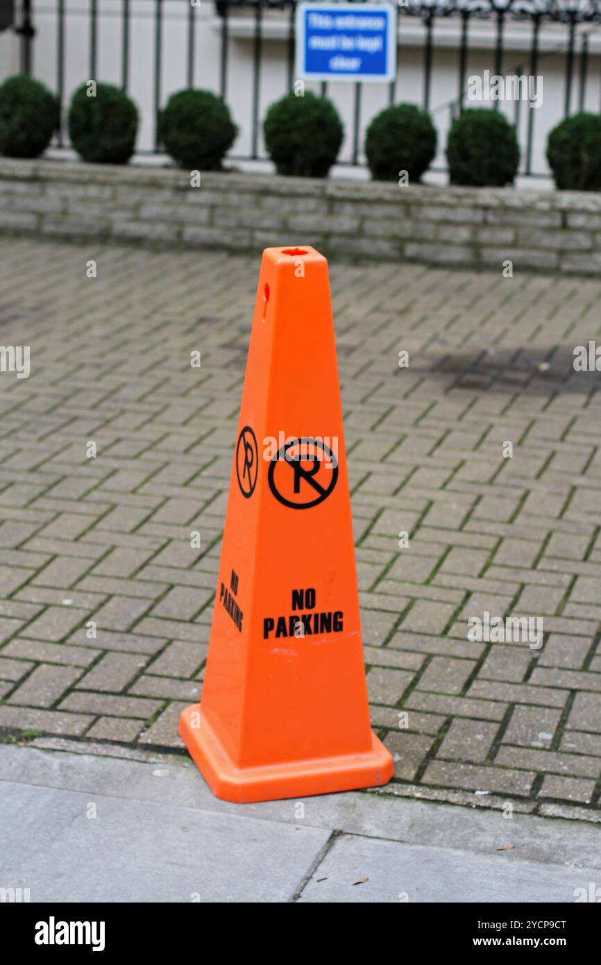No parking cone Stock Photo - Alamy