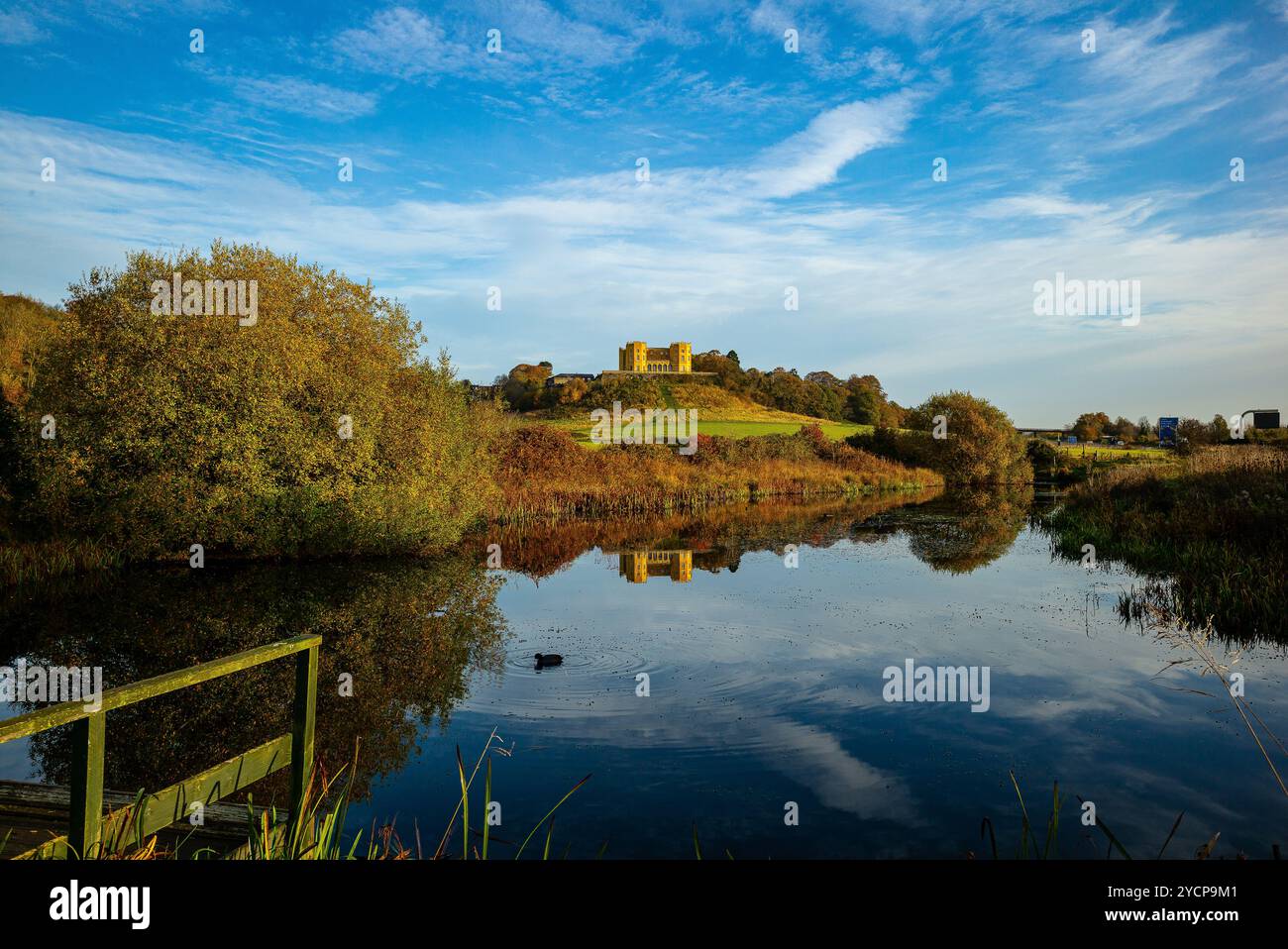 View of the Dower house from duchess pond in the city of bristol Stock ...