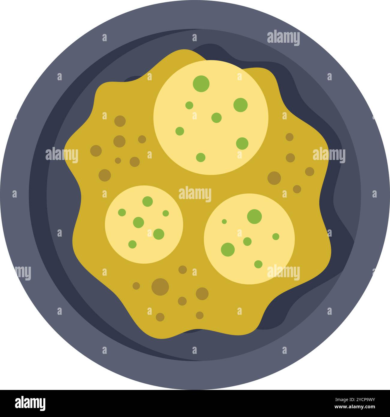 Indian flat food curry spicy food india Stock Vector Images - Alamy