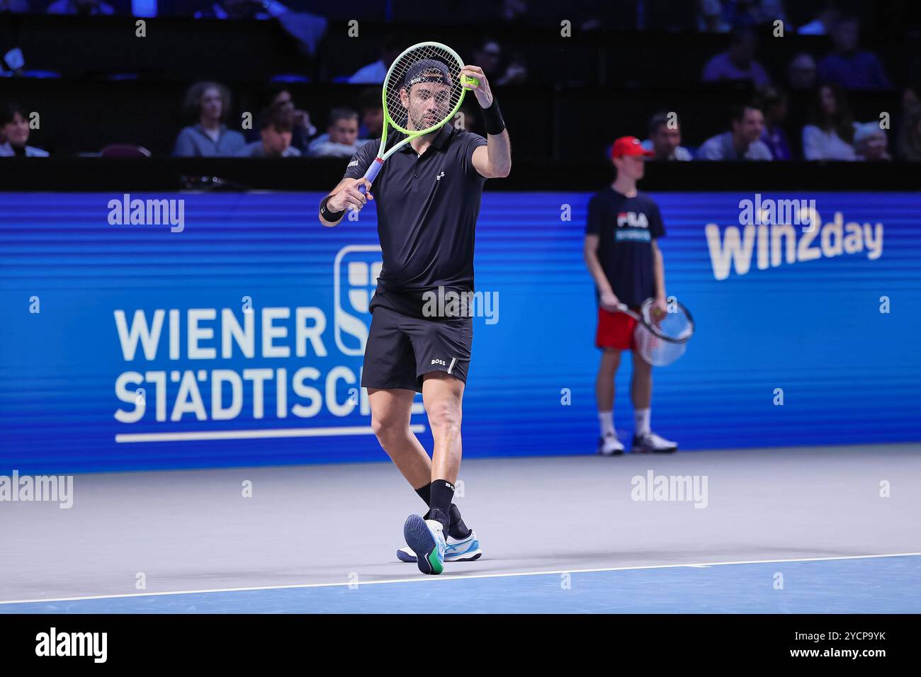 Vienna, Vienna, Austria. 23rd Oct, 2024. Matteo Berrettini of Italy, serve during the Erste Bank ...