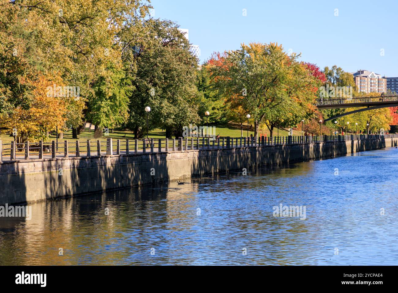 Sidewalk along rideau canal hi-res stock photography and images - Alamy