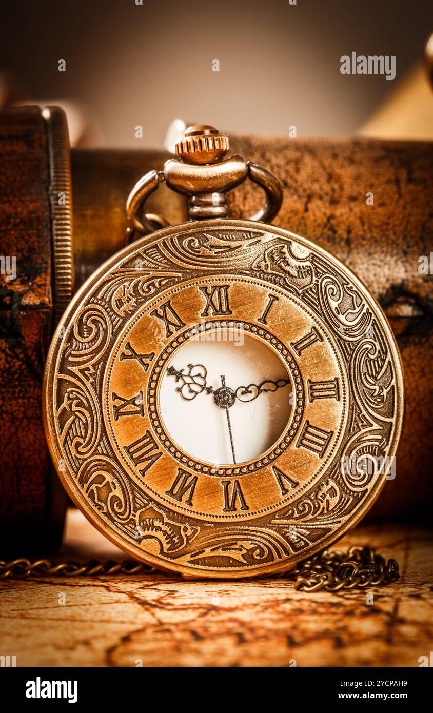 Vintage pocket watch Stock Photo - Alamy