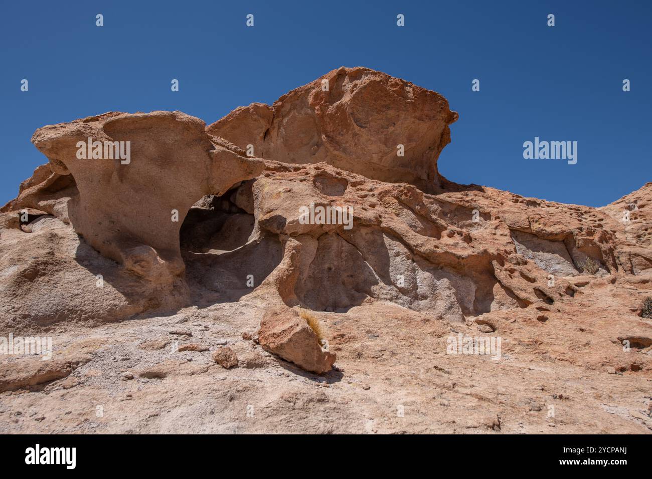 Volcanic rock near the Chilean border, Bolivia, beauty of South America ...