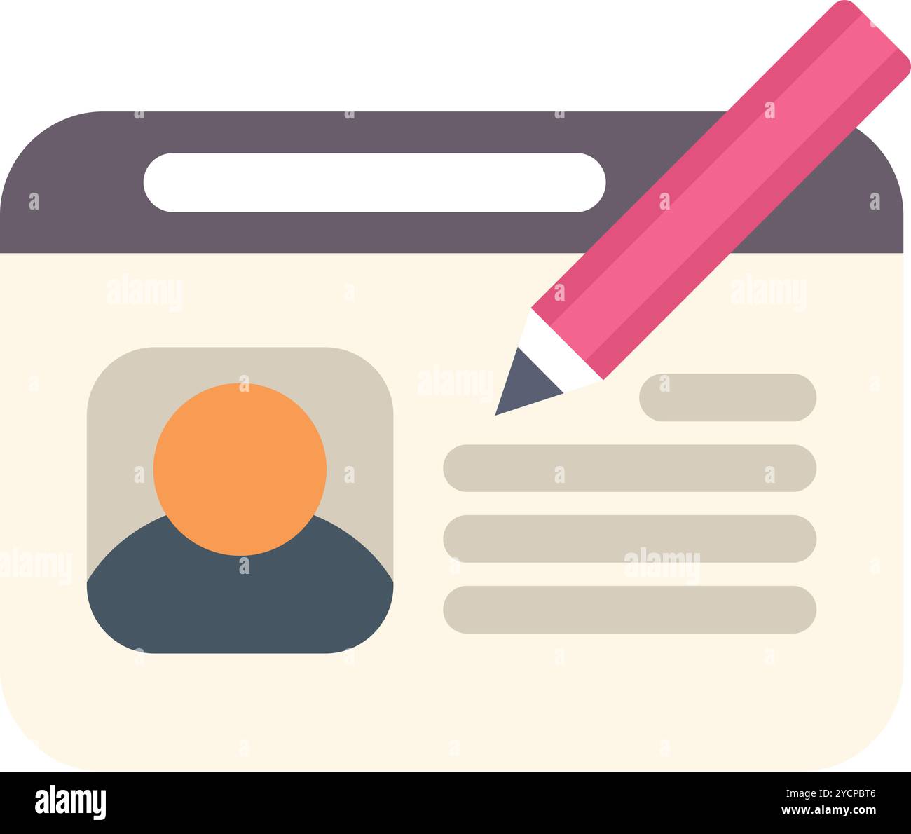 Complete profile Stock Vector Images - Alamy
