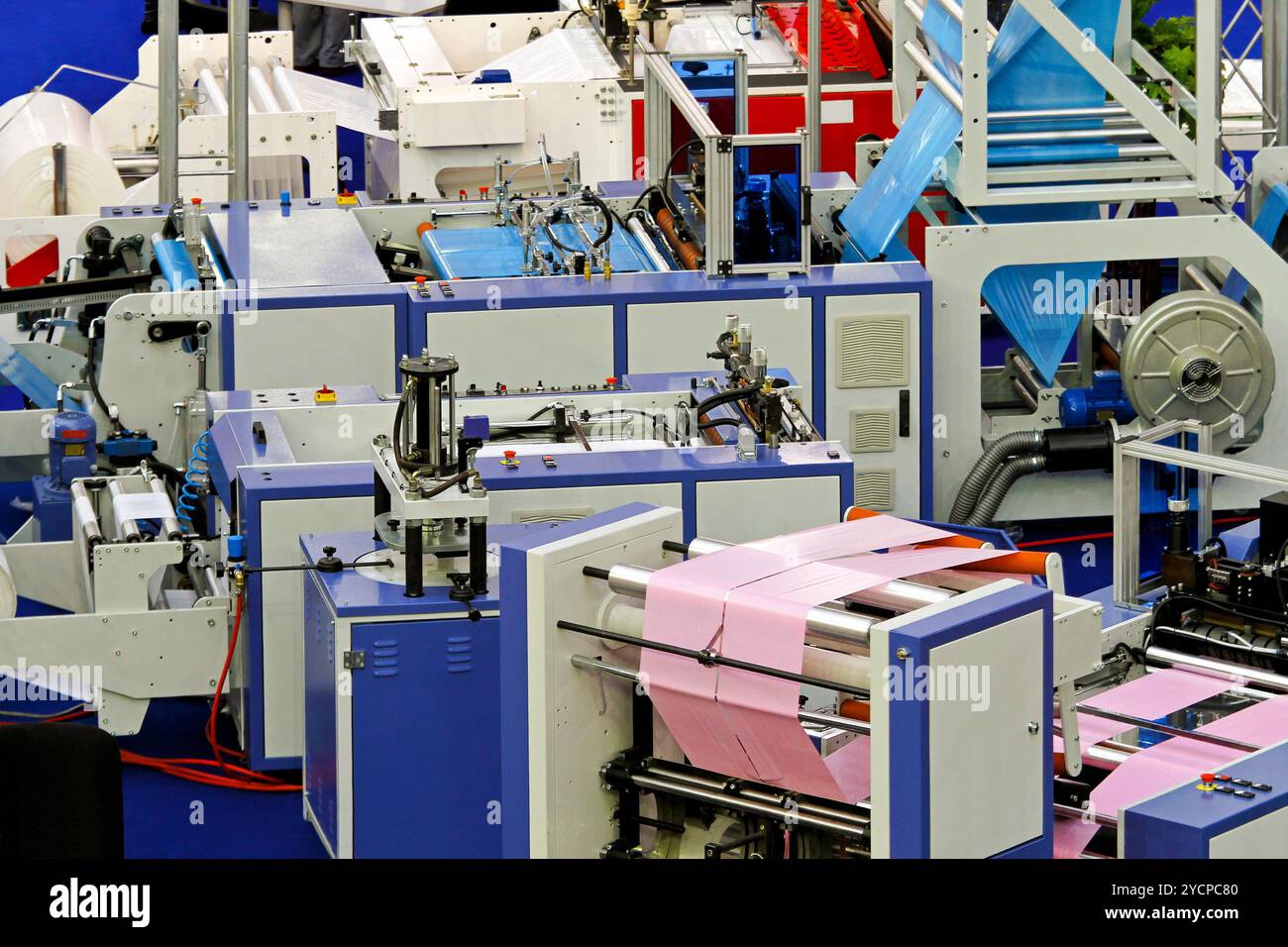 Plastic bag factory Stock Photo - Alamy