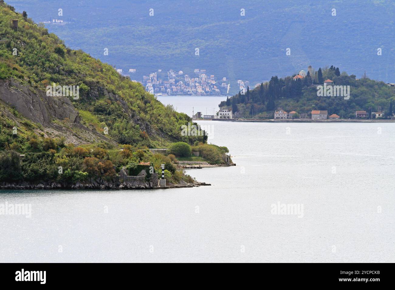 Boka Kotorska strait Stock Photo - Alamy