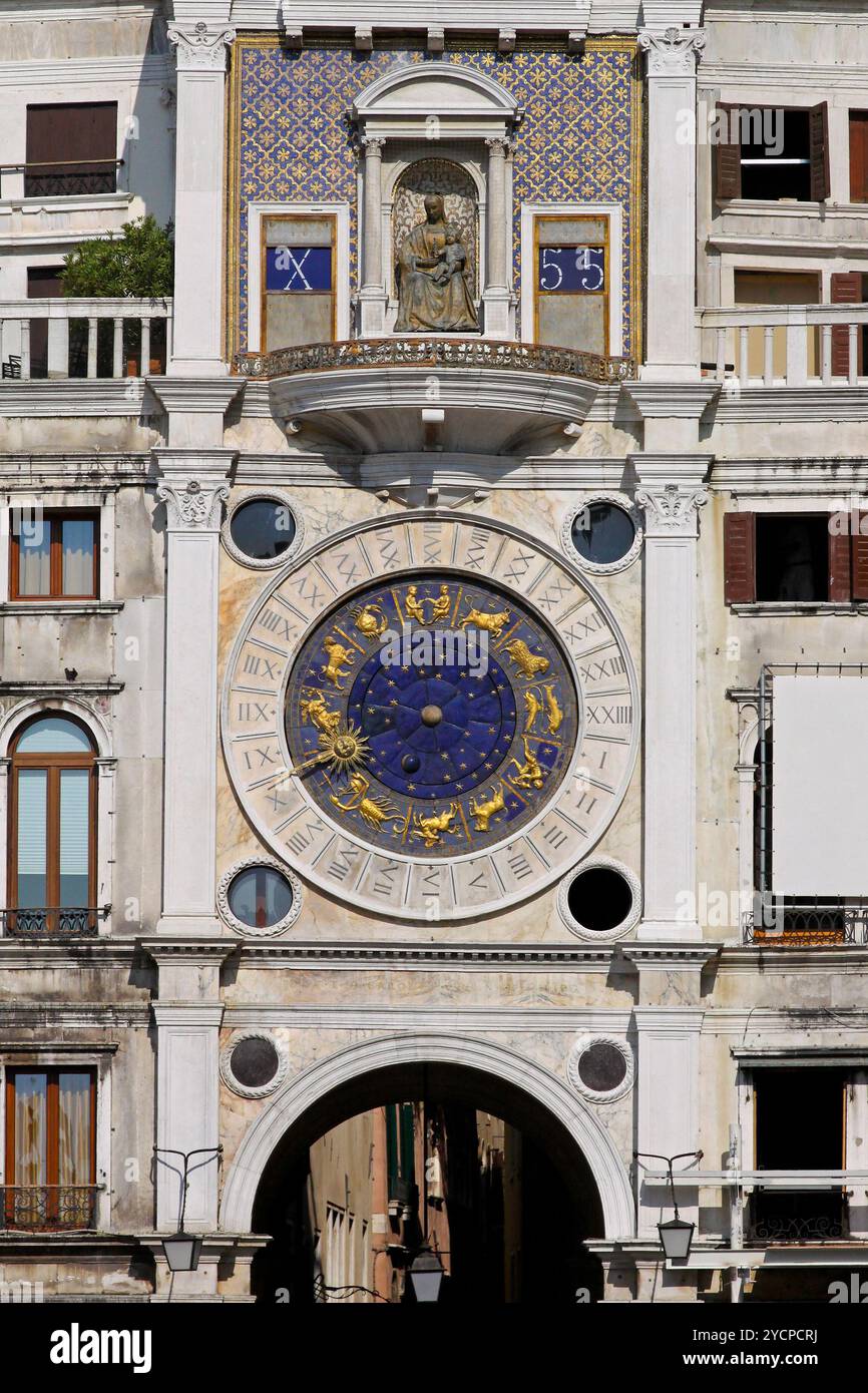 St. Marco clocktower Stock Photo - Alamy