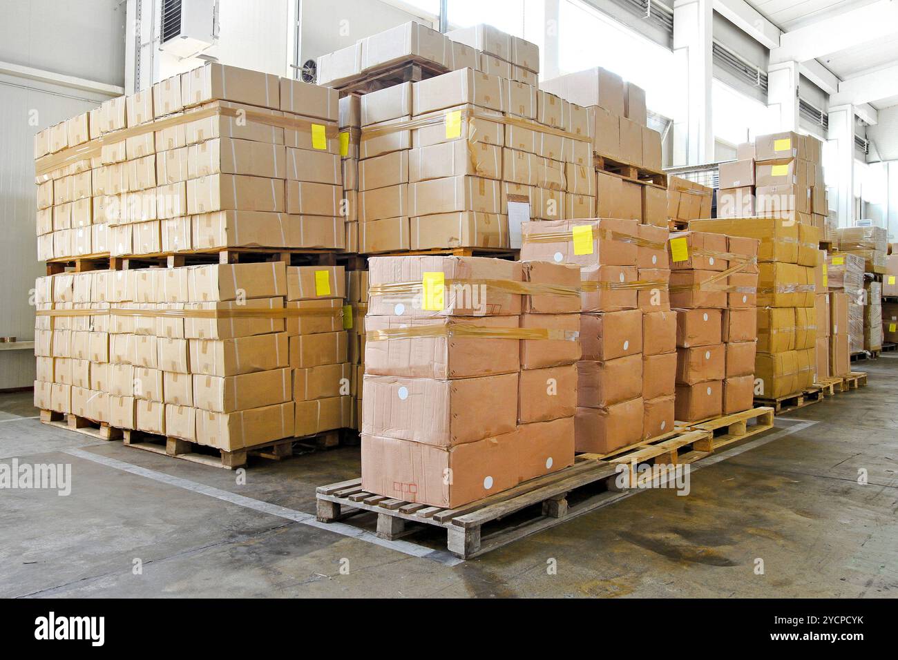 Pile of boxes storage hi-res stock photography and images - Alamy