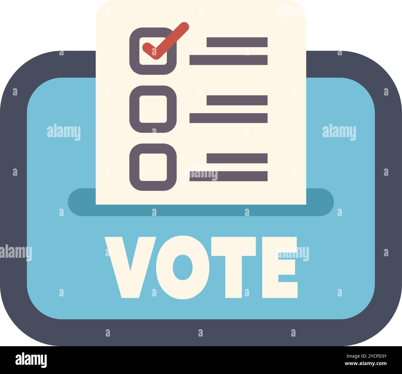 Ballot box stars and stripes Cut Out Stock Images & Pictures - Alamy