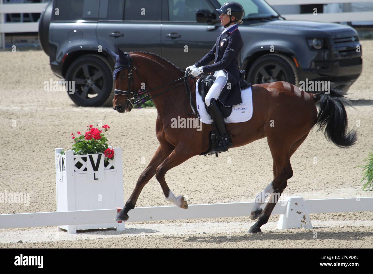 Land Rover Three Day Event Dressage 2024 held at Kentucky Horse Park in ...