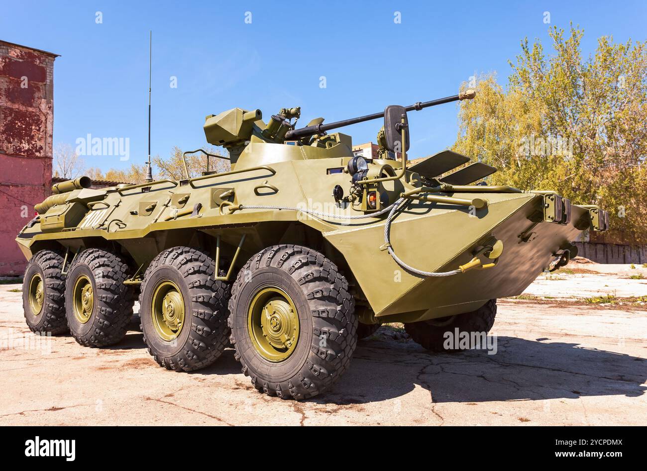 Russian Army BTR-82 wheeled armoured vehicle perso Stock Photo - Alamy
