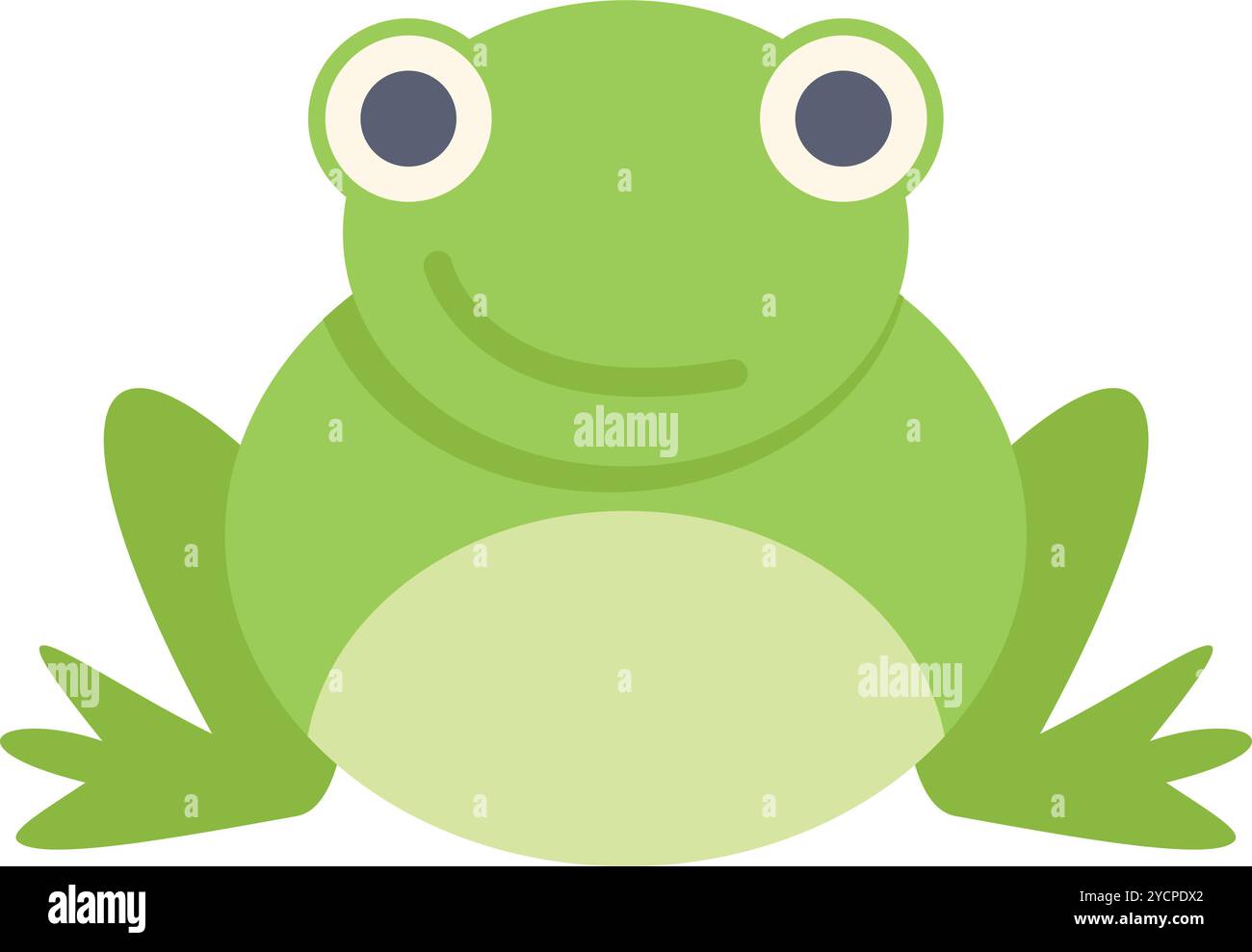 Cute smiling baby frog Stock Vector Images - Alamy