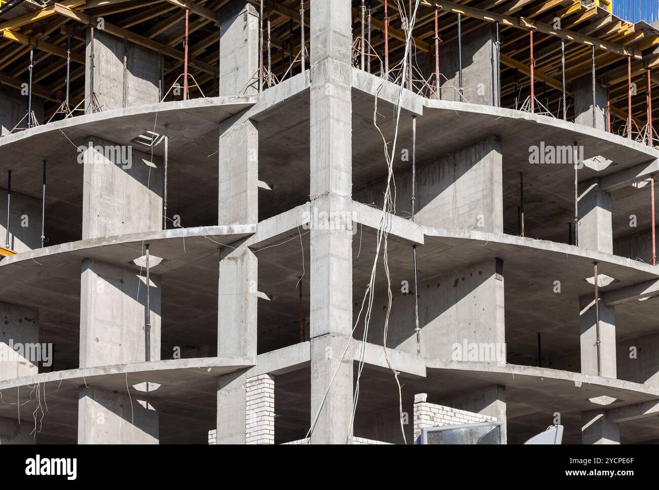 Construction progress steel frame hi-res stock photography and images ...