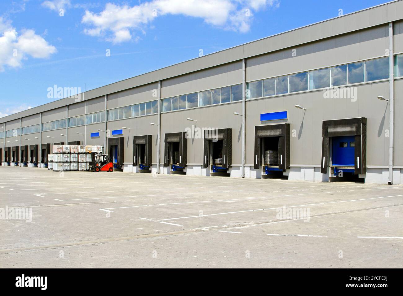Warehouse cargo doors Stock Photo - Alamy