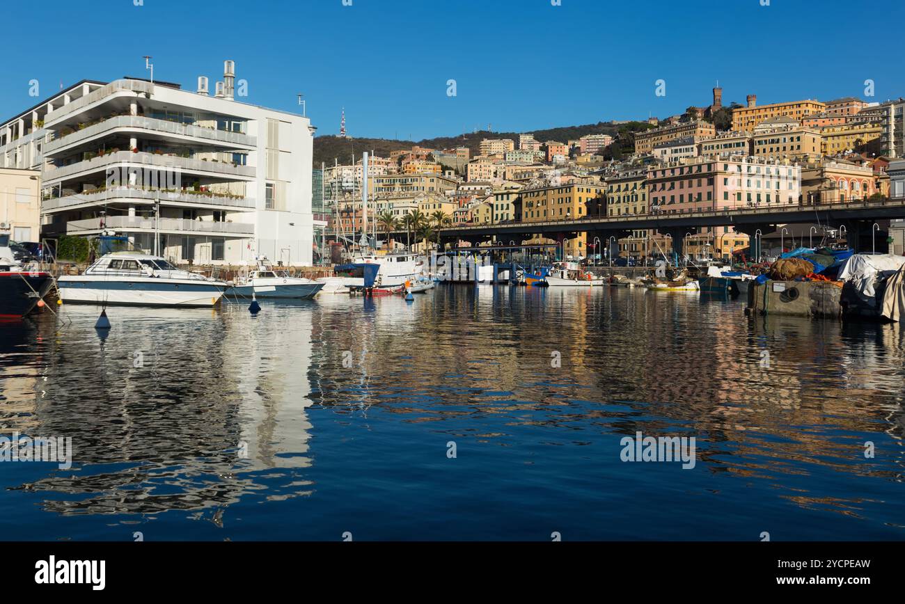 Old Port of Genoa Stock Photo - Alamy