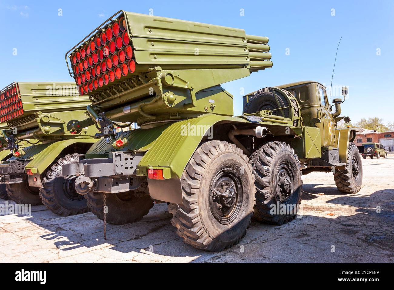 Russian grad multiple rocket launcher hi-res stock photography and ...