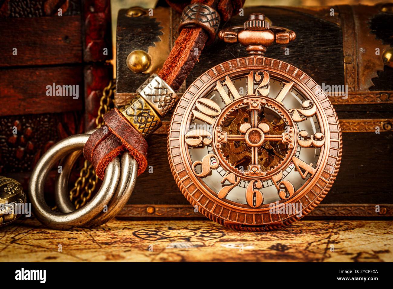 Vintage pocket watch Stock Photo - Alamy