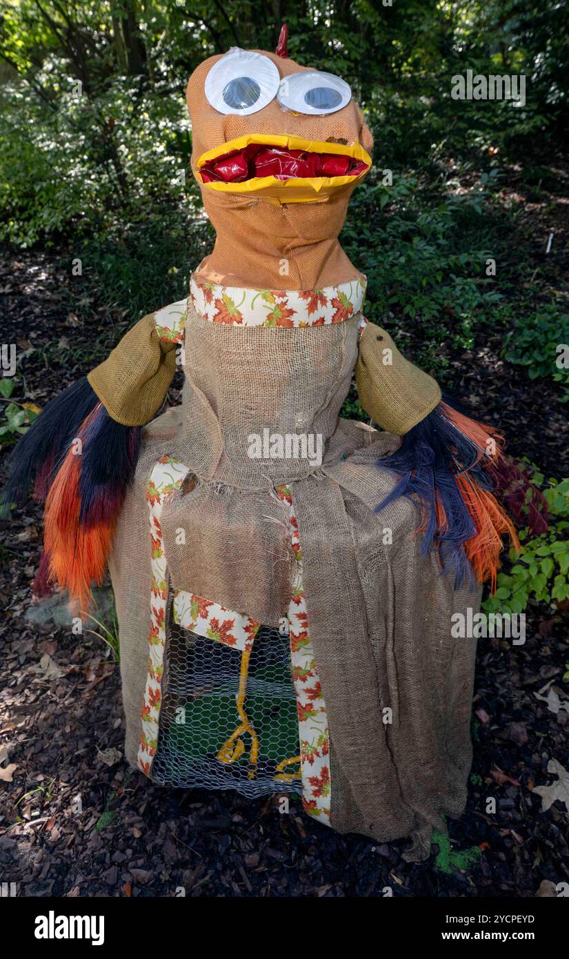 Atlanta, Georgia, U.S.A. 23rd Oct, 2024. Scarecrows in the Garden at ...