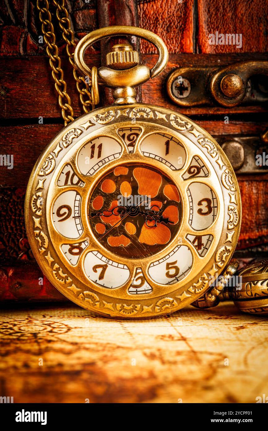 Vintage pocket watch Stock Photo - Alamy