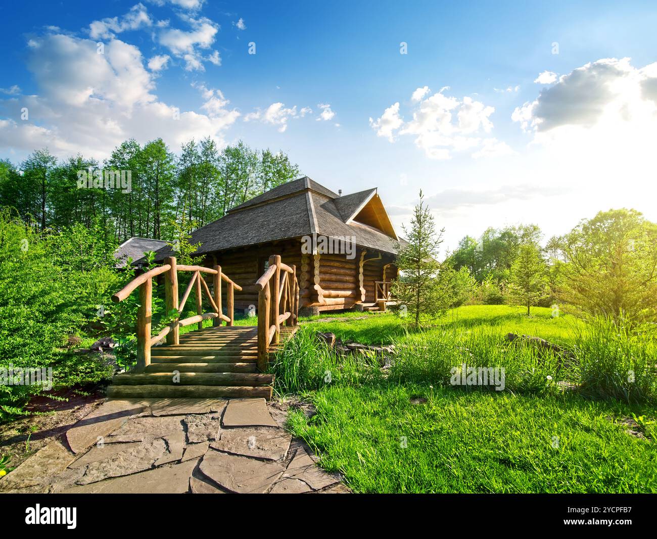 Lodge house bridge hi-res stock photography and images - Alamy