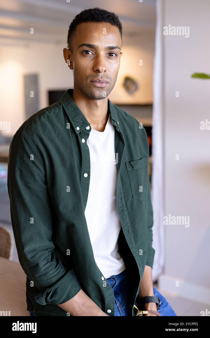 Confident approachable man in hi-res stock photography and images - Alamy