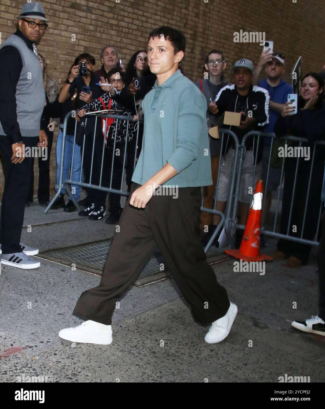 October 23, 2024 Tom Holland on Live with Kelly & Mark to talk about ...