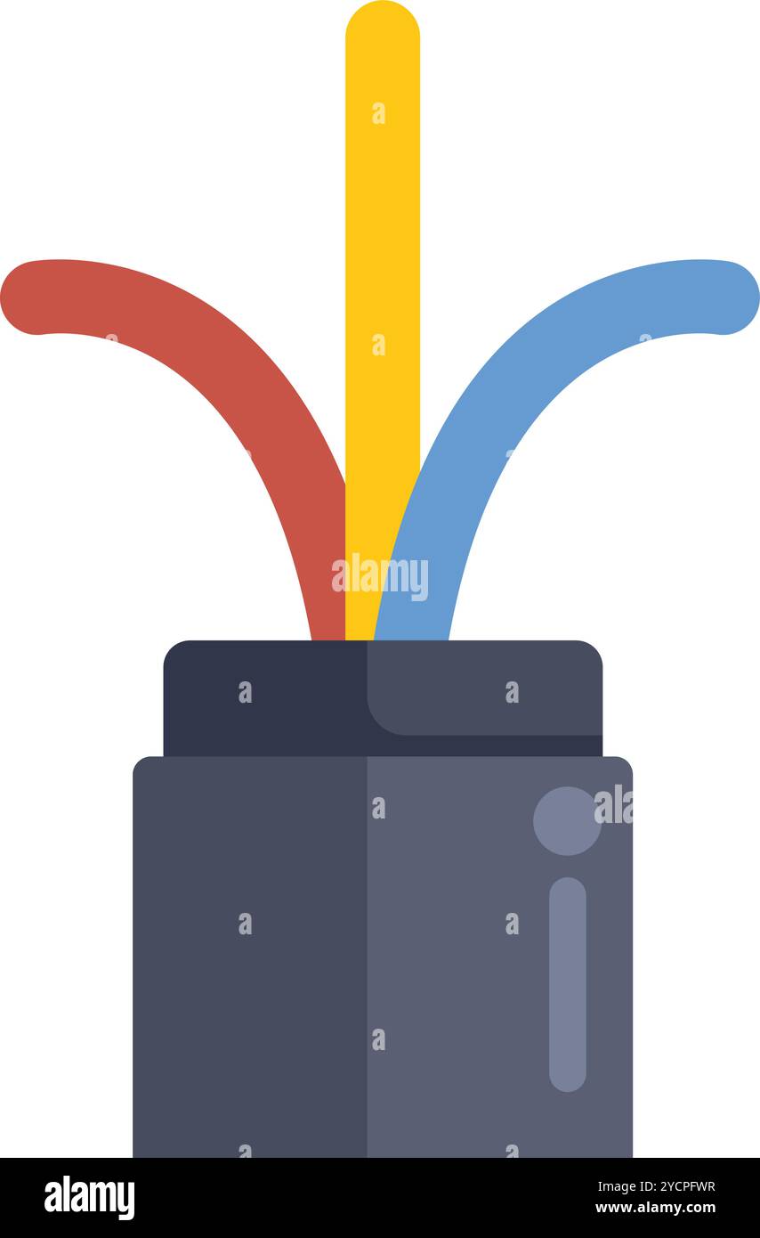 Fiber optic cable transmitting data through wires is depicted in this ...