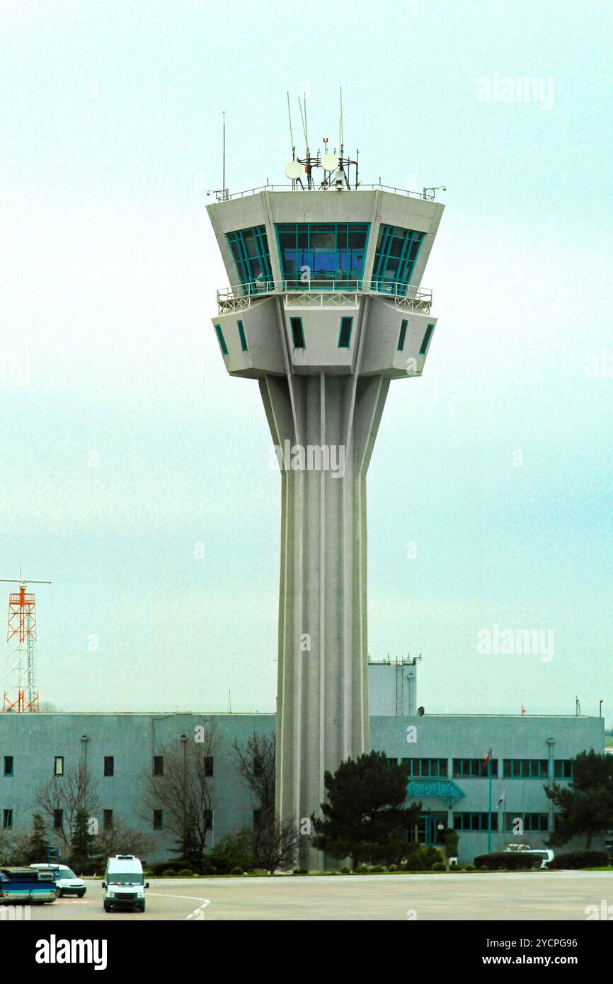 Ataturk airport tower Stock Photo - Alamy