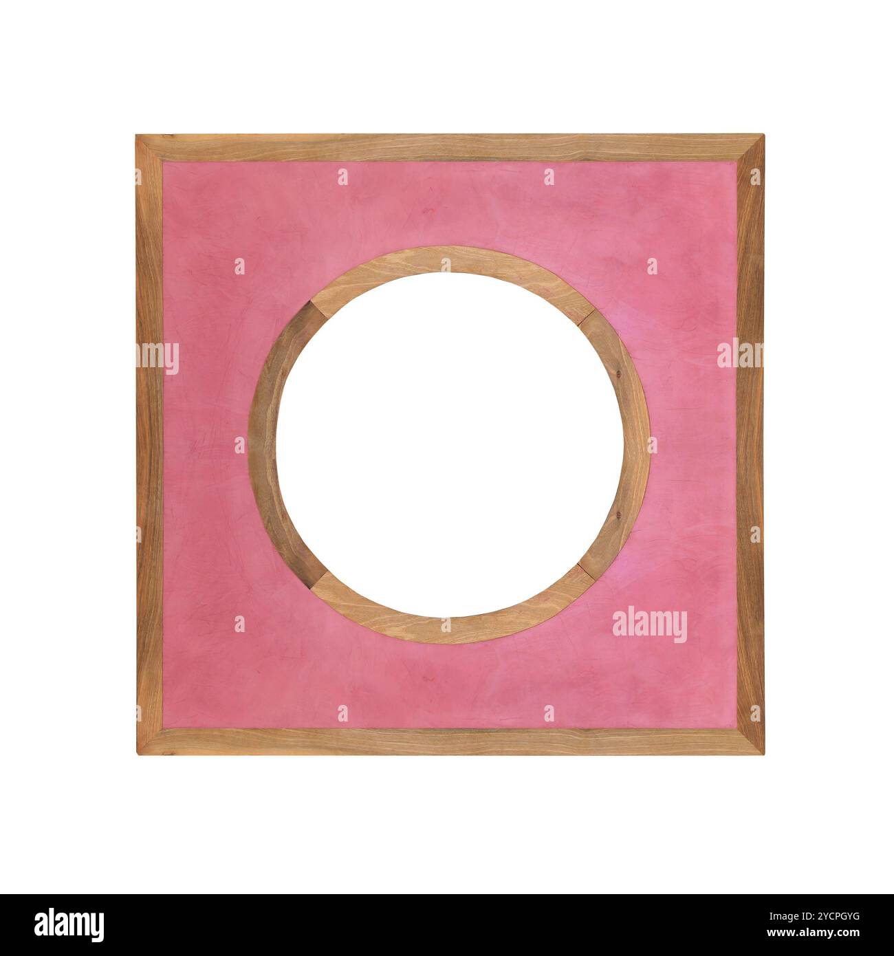 Empty pink frame isolated Cut Out Stock Images & Pictures - Alamy