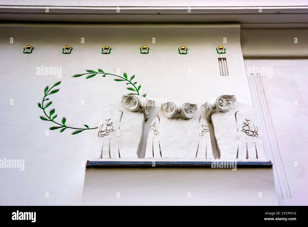 The Secession Building in Vianna in Austria. The building was completed ...