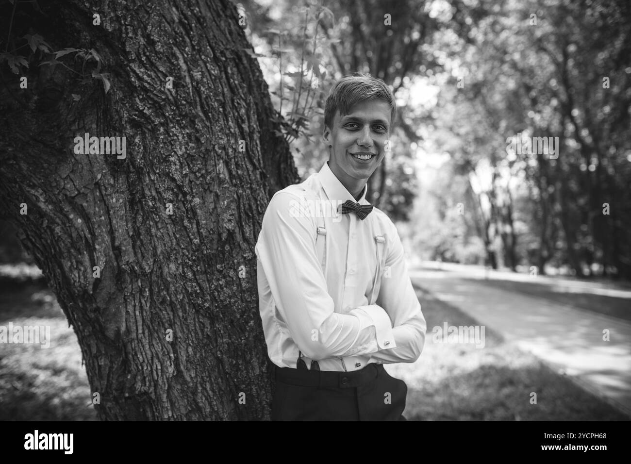 Groom men Black and White Stock Photos & Images - Alamy