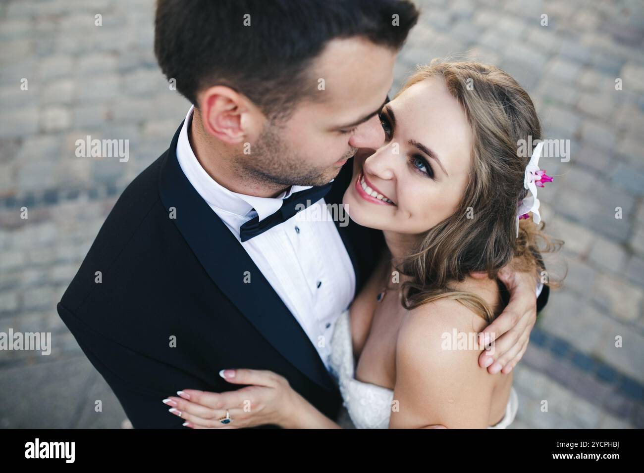 Lovely couple hugging Stock Photo - Alamy