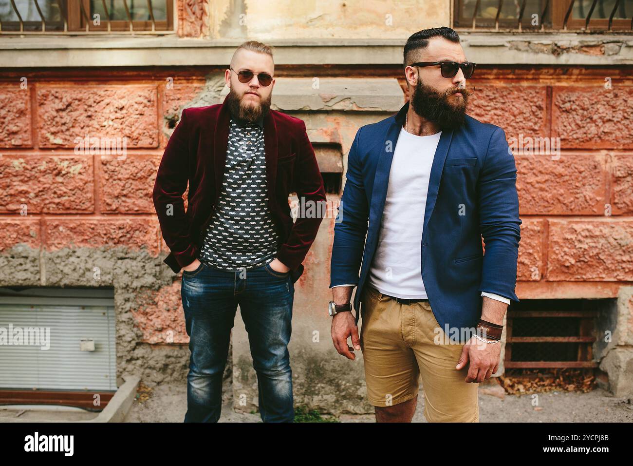 Two men glasses hi-res stock photography and images - Alamy