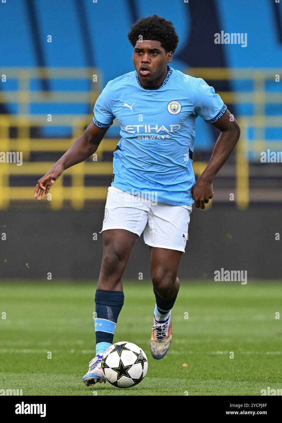 Jaden Heskey of Manchester City during the UEFA Youth League match ...