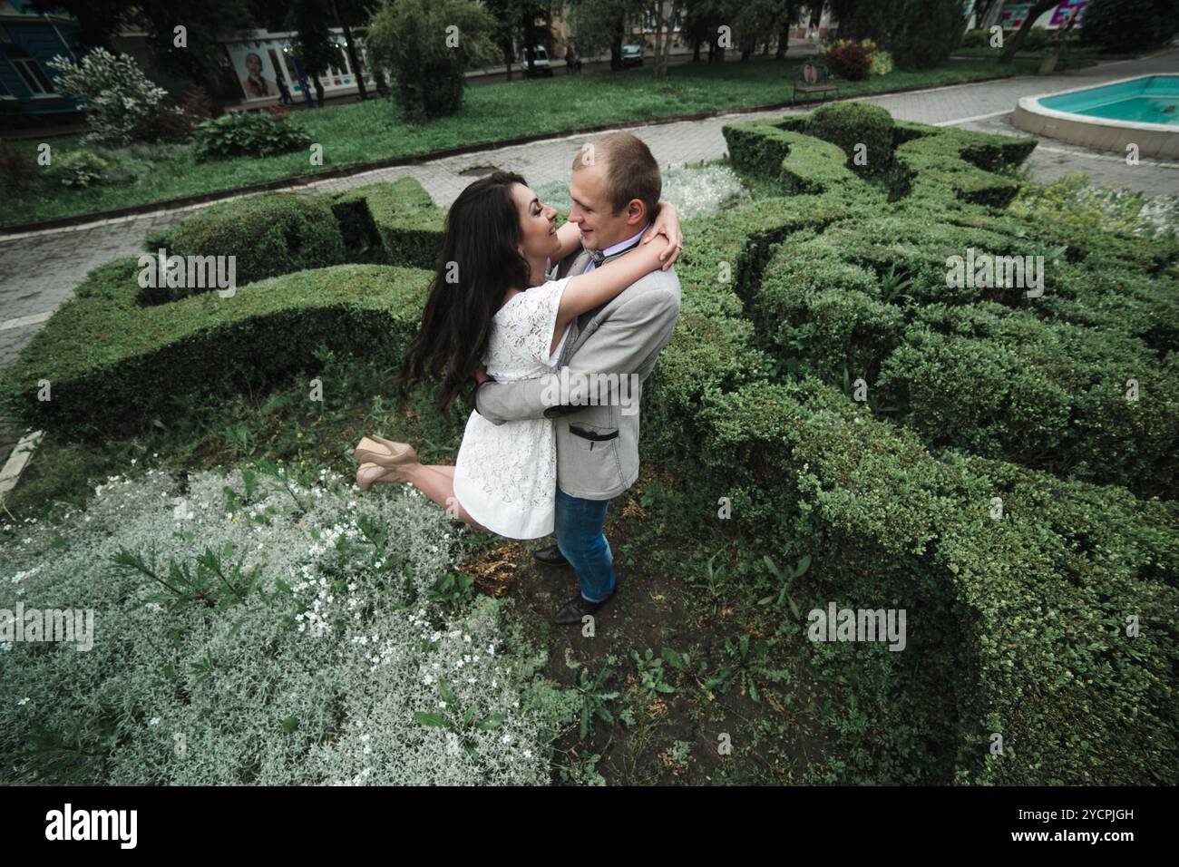 Family two adults young hi-res stock photography and images - Alamy