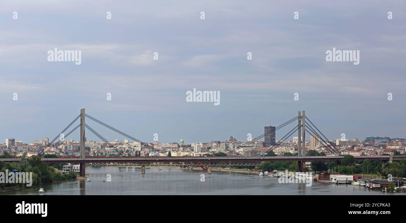 Belgrade bridges hi-res stock photography and images - Alamy