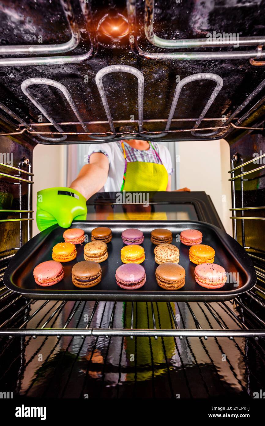 Macarons girl hi-res stock photography and images - Alamy