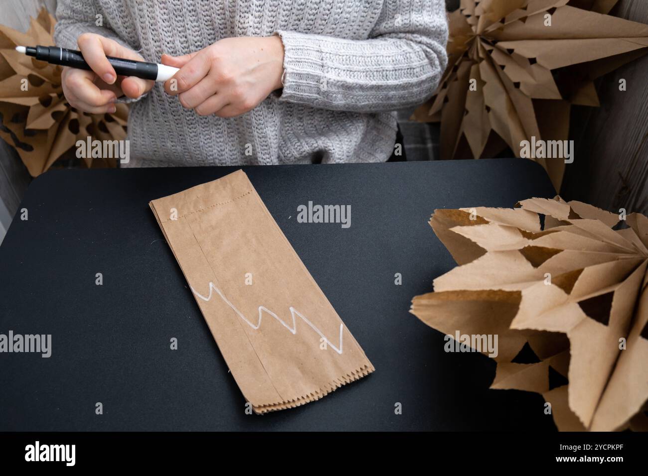Class sustainable craft project hi-res stock photography and images - Alamy
