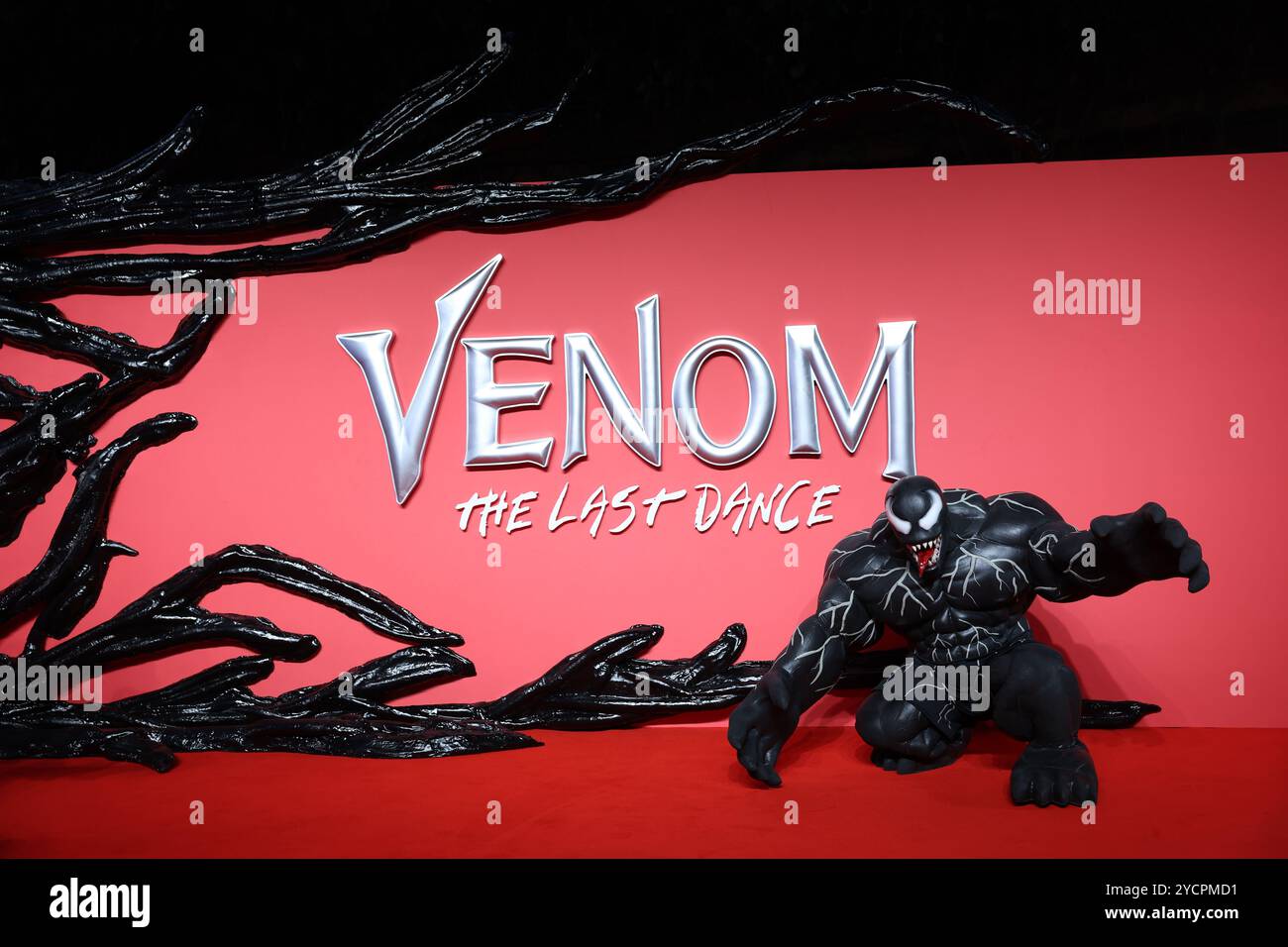 London, UK. 23 October, 2024. A performer dressed as Venom attending ...