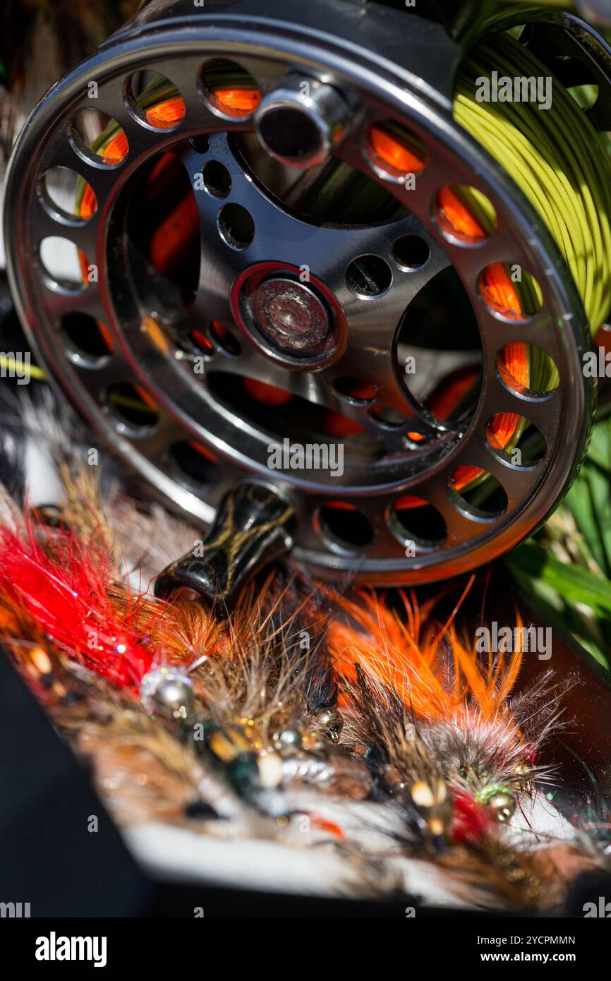 Fishing rod fly bait hi-res stock photography and images - Alamy